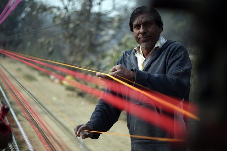India Kite Thread Making - Jan 2016 Stock Pictures, Editorial Images ...