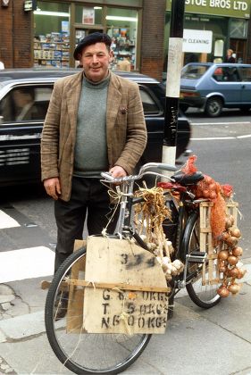 French Onion Seller London Editorial Stock Photo - Stock Image ...