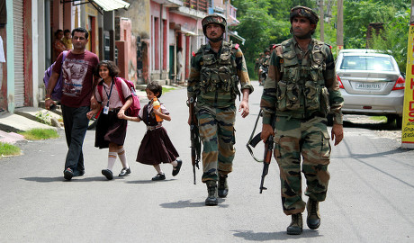 Indian Armys Quick Reaction Team Qrt Editorial Stock Photo - Stock ...