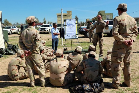 German Army Trainer Explain Tactics Kurdish Editorial Stock Photo ...