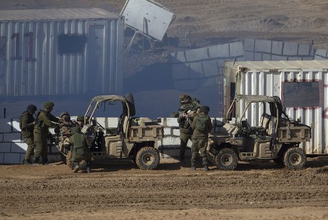 Israeli Infantry Soldiers During Joint Israeli Editorial Stock Photo ...