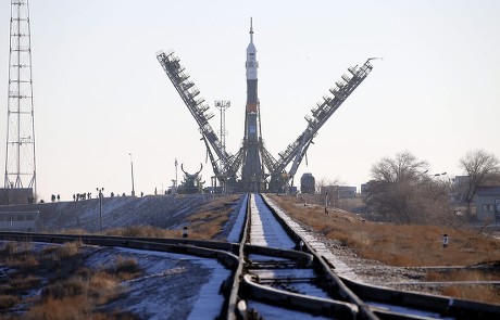 Russian Soyuz Tma19m Rocket Booster Being Editorial Stock Photo - Stock ...