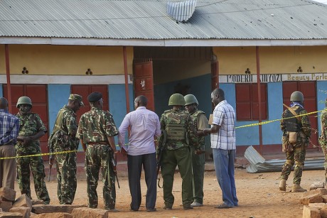 Kenyan Soldiers Gather Scene Attack Mandera Editorial Stock Photo ...
