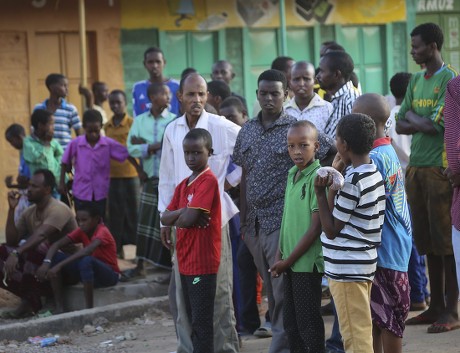 Local Residents Look On They Gather Editorial Stock Photo - Stock Image ...