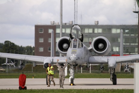A10 Thunderbolt Fighter Jet On Display Editorial Stock Photo - Stock ...