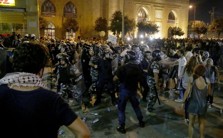Police Officers On Guard During Protest Editorial Stock Photo - Stock ...