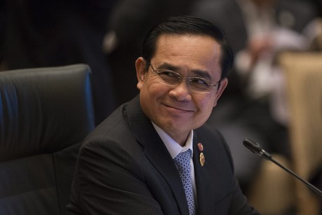 Thailand Prime Minister Prayut Chanocha Smiles Editorial Stock Photo ...