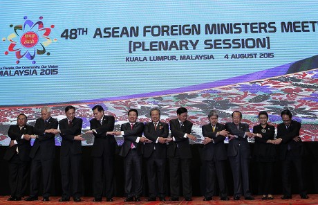 Asean Representatives Pose Family Photograph During Editorial Stock ...
