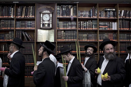 Ultraorthodox Jewish Men Waiting Line Rabbi Editorial Stock Photo ...
