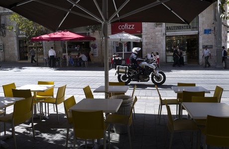 Israeli Police Patrols On Motorcycle Past Editorial Stock Photo - Stock ...