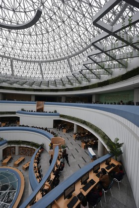 Visitors Use Computers Scitech Complex Pyongyang Editorial Stock Photo ...