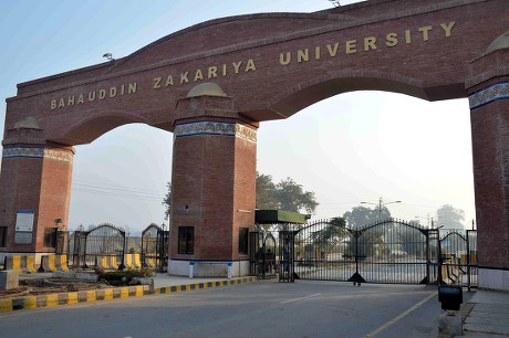 View Entrance Bahauddin Zakariya University Multan Editorial Stock ...