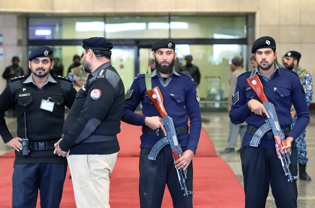 Members Pakistani Security Forces Stand Guard Editorial Stock Photo ...