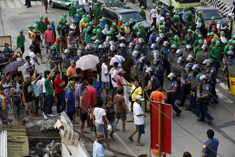 Filipino Informal Settlers Stage Protest Rally Editorial Stock Photo ...