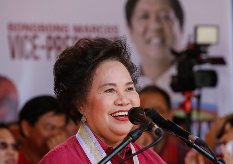 Filipino Senator Miriam Defensor Santiago Running Editorial Stock Photo ...