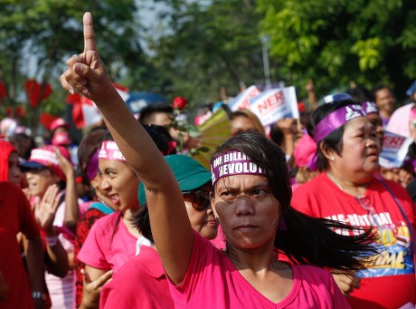 Filipino Gestures During One Billion Rising Editorial Stock Photo ...