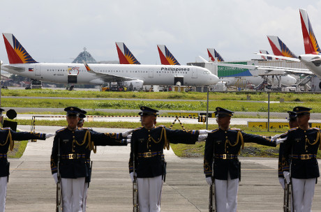Philippine Airlines Pal Planes Parked Background Editorial Stock Photo ...