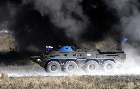 Russian 8x8 Wheeled Amphibious Armoured Personnel Editorial Stock Photo ...