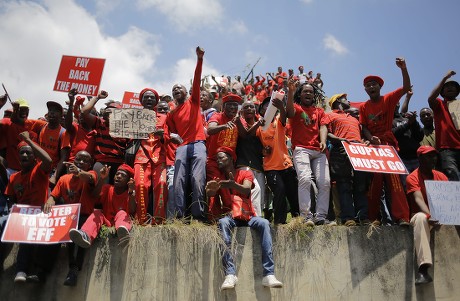 Economic Freedom Fighters Eff Supporters Wear Editorial Stock Photo ...