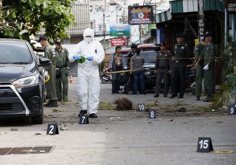 Thai Forensic Police Officers Members Explosive Editorial Stock Photo ...