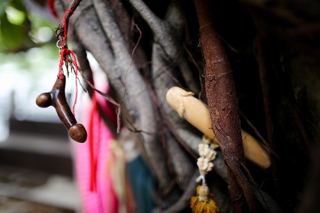 Penisshaped Sculptures Known Lingam Placed On Editorial Stock Photo ...