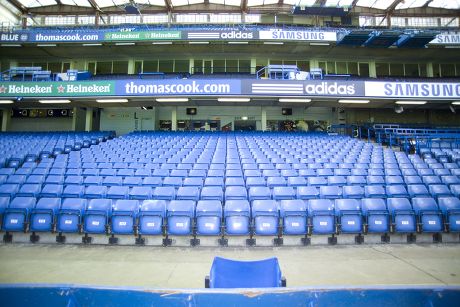 Chelsea Football Ground Seating London Britain Editorial Stock Photo ...