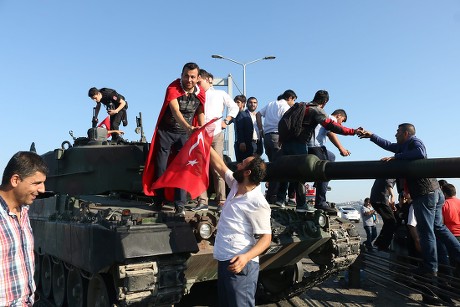Turkish Police Supporters President Recep Tayyip Editorial Stock Photo ...