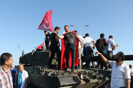 Turkish Police Supporters President Recep Tayyip Editorial Stock Photo ...