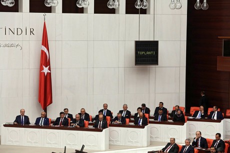 Members New Turkish Cabinet Attend Turkish Editorial Stock Photo ...