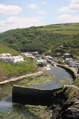 Boscastle Cornwall England Britain Editorial Stock Photo - Stock Image ...