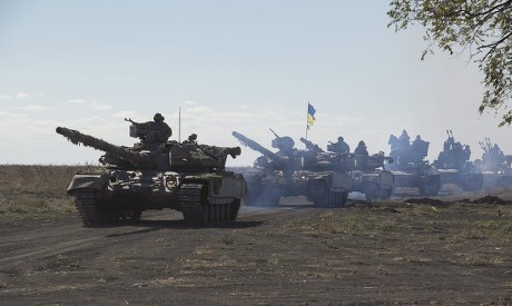 Tanks Azov Battalion During Their Exercises Editorial Stock Photo ...