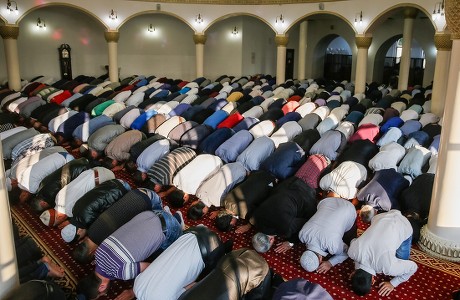 Ukrainian Muslims Attend Morning Prayers Celebrate Editorial Stock ...