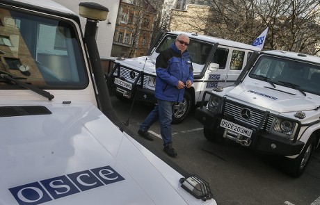 Representative Osce Ukraine Inspects New Cars Editorial Stock Photo ...