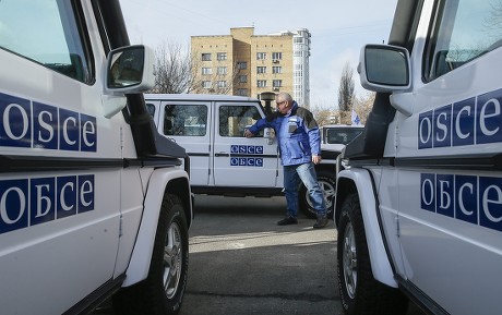 Representative Osce Ukraine Inspects New Cars Editorial Stock Photo ...