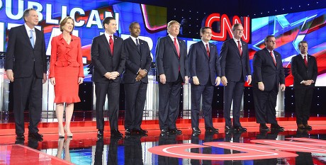 Us Republican Presidential Candidates Pose Photos Editorial Stock Photo ...