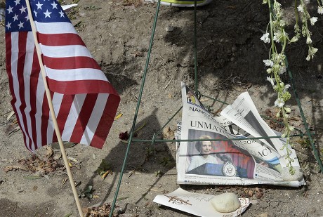 Flag Newspaper Front Page Showing Photograph Editorial Stock Photo ...