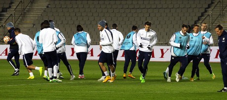 Inter Players Warm During Their Teams Editorial Stock Photo - Stock ...