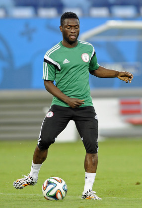 Nigerias Joseph Yobo Action During Training Editorial Stock Photo ...