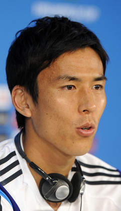 Japanese Player Makoto Hasebe During Press Editorial Stock Photo ...