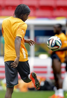Ivory Coasts Gervinho Warms During Teams Editorial Stock Photo - Stock ...