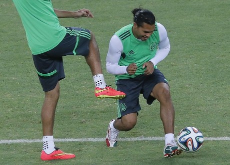 Epa04261788 Mexican Players Joking Around During Editorial Stock Photo ...