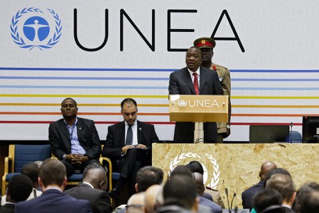 Kenyan President Uhuru Kenyatta Delivering His Editorial Stock Photo ...