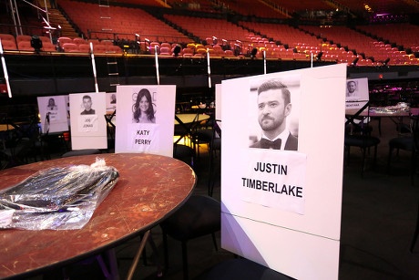 Name Placards Showing Seating Arrangements Celebrities Editorial Stock ...