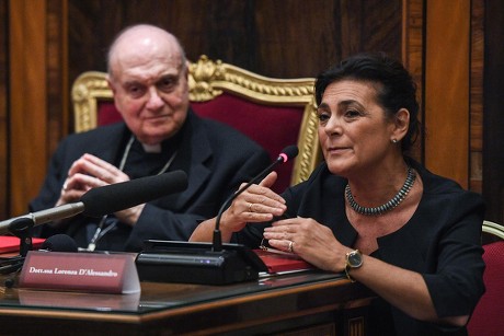 Cardinal Angelo Comastri L Restorer Lorenza Editorial Stock Photo ...