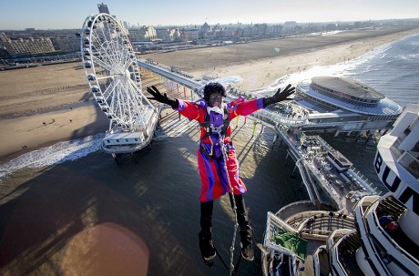 Person Dressed Black Pete Zwarte Piet Editorial Stock Photo - Stock ...