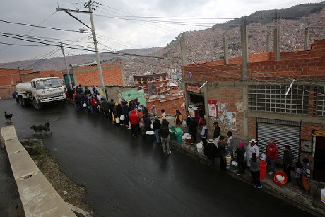 Woman Child Carry Bucket Water Collected Editorial Stock Photo - Stock ...