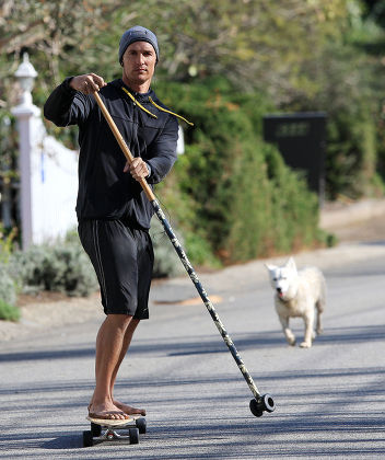Matthew Mcconaughey Dog Bj Editorial Stock Photo - Stock Image ...