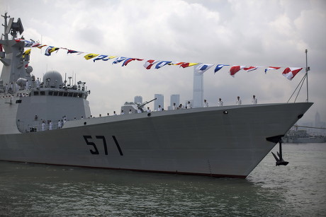 Chinas People Liberation Army Pla Frigate Editorial Stock Photo - Stock ...