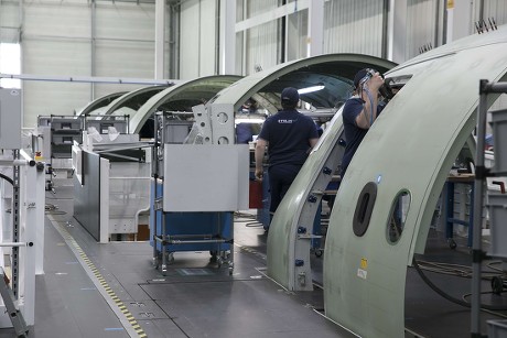 A350 Nose Assembly Line New Stelia Editorial Stock Photo - Stock Image ...