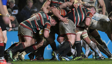 Leicesters Tom Youngs C Ball Hand Editorial Stock Photo - Stock Image ...